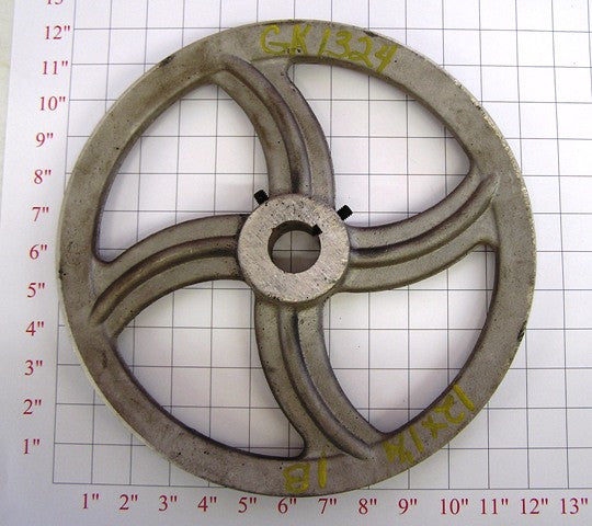 12" x 1-1/4" x 1Belt Alum. Pulley – MAS Parts Store